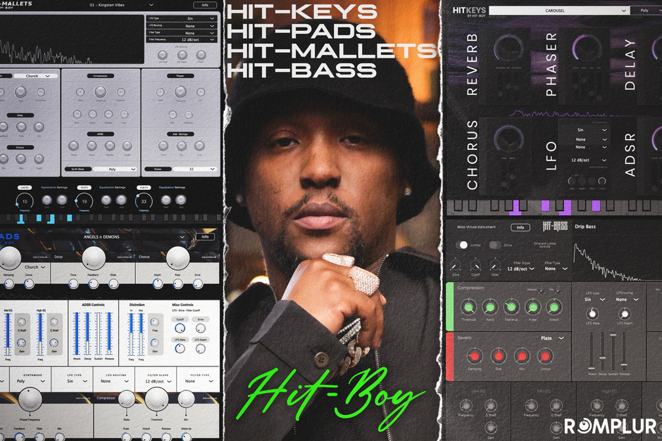 Hit-Boy Plugin Suite (Hit-Keys, Hit-808, Hit-Bass, Hit-Pads, Hit-Mallets)